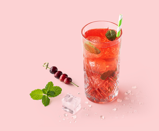 La vie en Rose - Cocktail et Sirop Grenadine, Fruit de la Passion